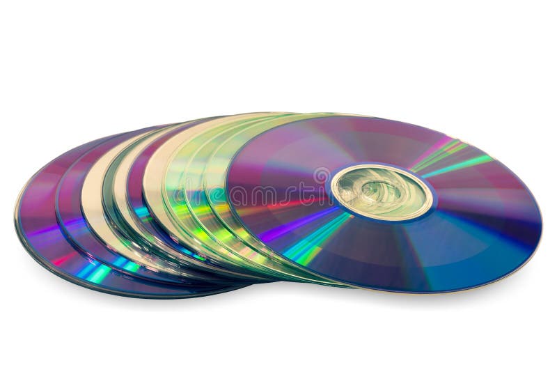 A Stack of Compact Discs stock photo. Image of reflective - 80209954