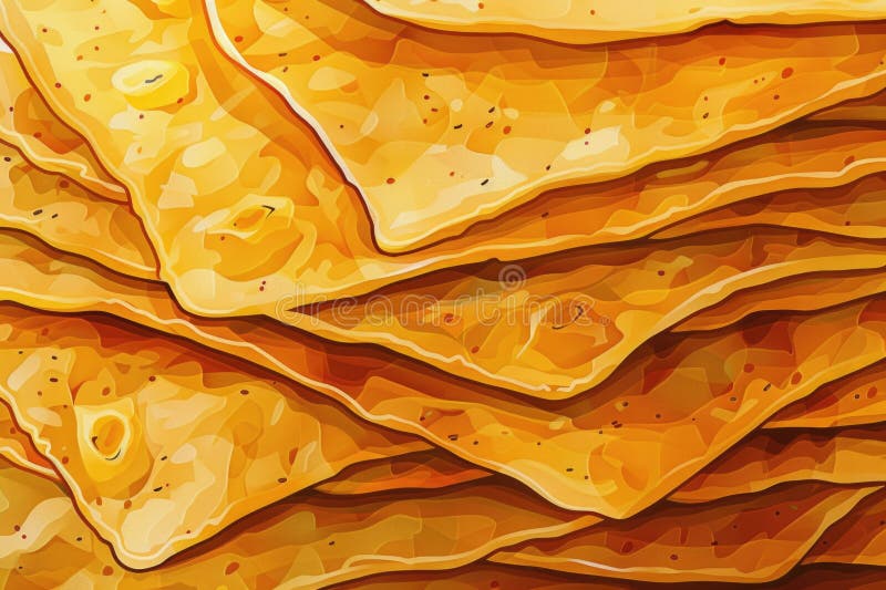 Close Up of a Stack of Crackers, Perfect for Food and Snack Concepts ...