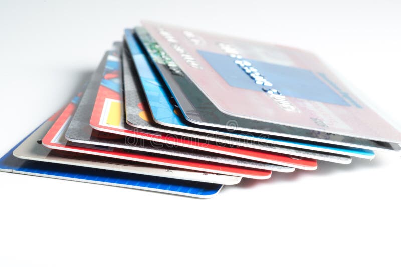 Stack of credit cards stock photo. Image of bank, payment - 805892