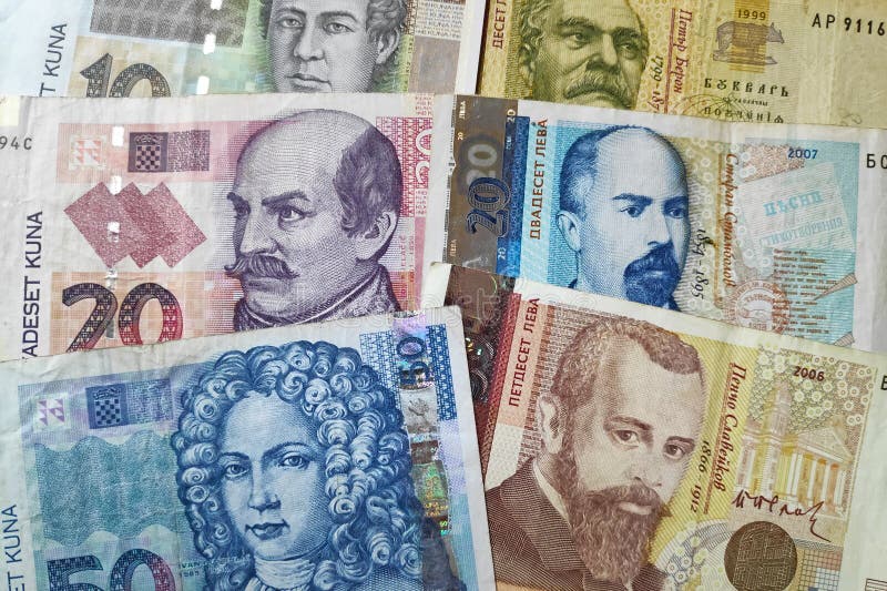 Stack of Bulgarian Lev stock image. Image of paper, paying - 187730321