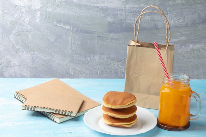 Stack Dorayaki Japanese Pancake Sandwich Stock Image - Image of ...