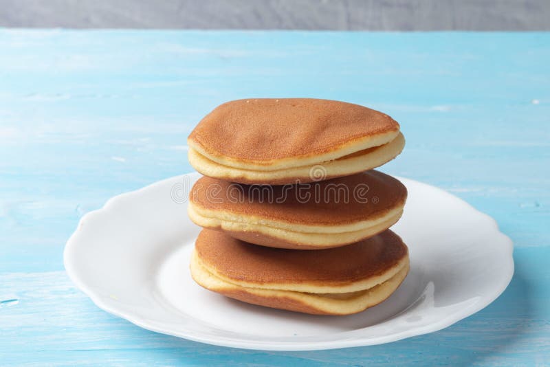 Stack Dorayaki Japanese Pancake Sandwich Stock Image - Image of asian ...