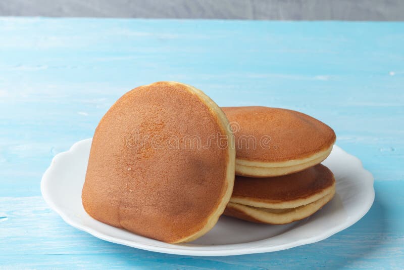 Stack Dorayaki Japanese Pancake Sandwich Stock Photo - Image of brown ...