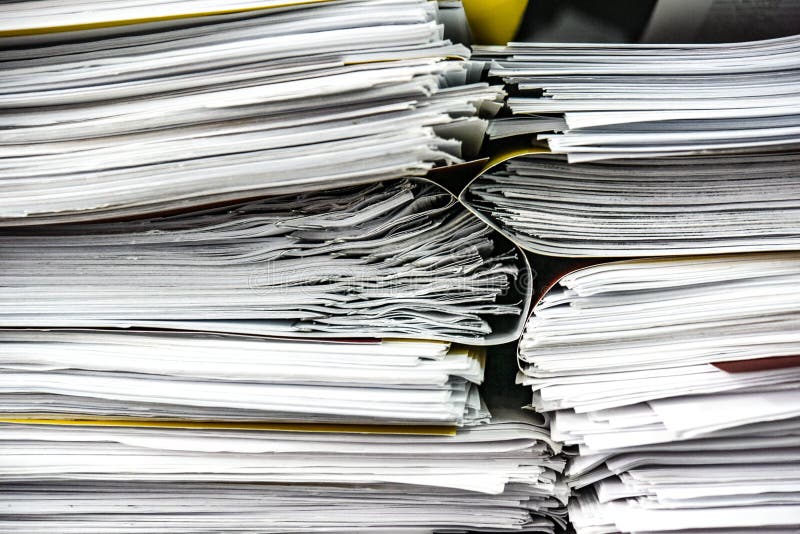 Files everywhere stock photo. Image of executive, order - 11962080