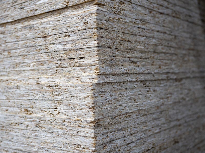 Close-up of a Stack of OSB Sheets. Lumber, Construction, Selective ...