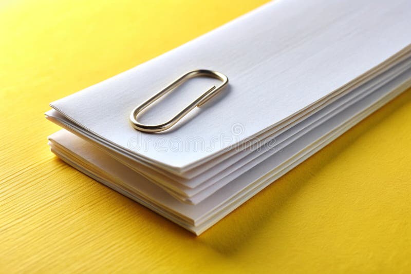 Clipped Paper stock illustration. Illustration of officephotography ...