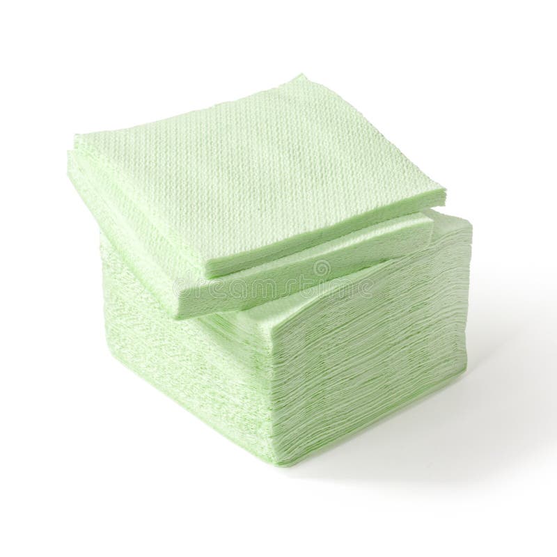 Stack of paper napkins stock photo. Image of tissue, paper - 30250128