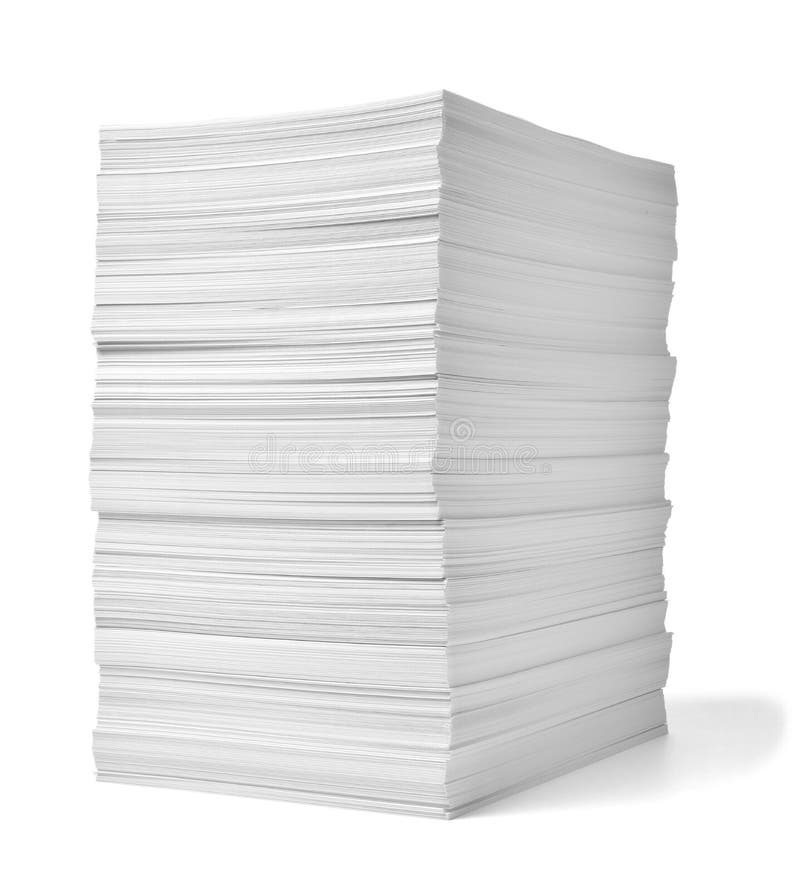Paper Stack Pile Office Paperwork Busniess Education Stock Photo ...