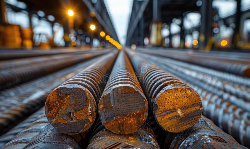 Stack of Rusty Shipping Containers in Industrial Area Stock Image ...