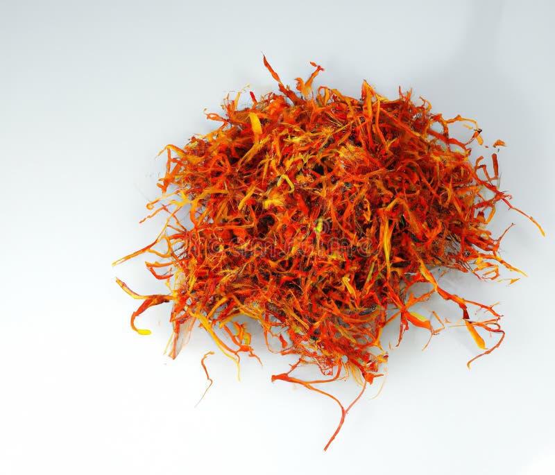 Close Up of Stack of Saffron Created Using Generative Ai Technology ...