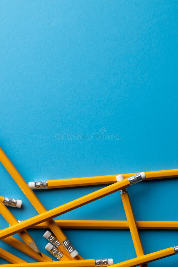 Stack of Erasers Isolated on White Background. Group of Three New ...