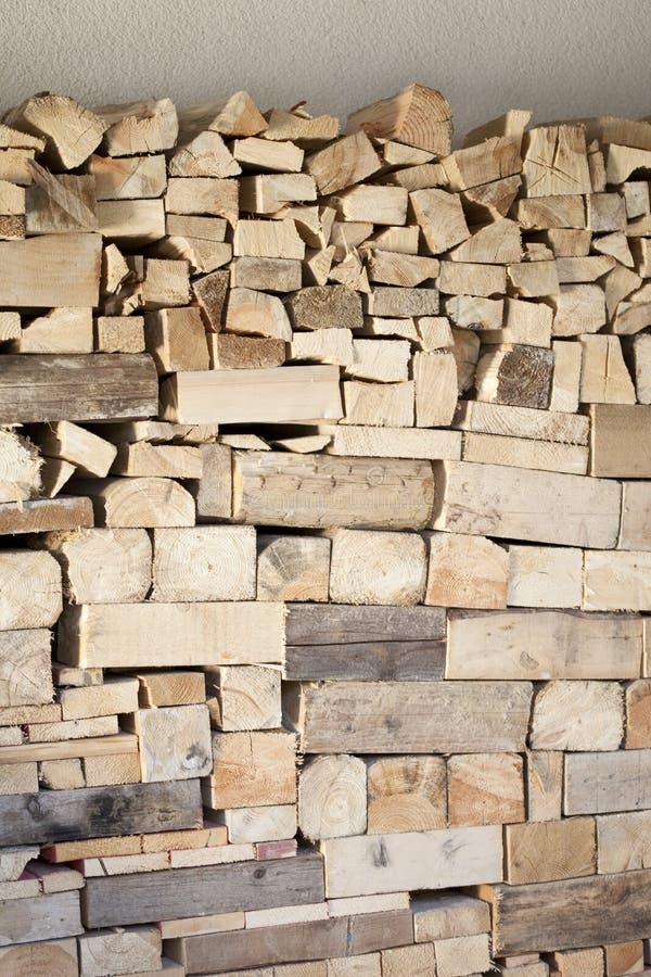 Close Up of Stacked Fire Wood Stock Image - Image of lumber, storage ...
