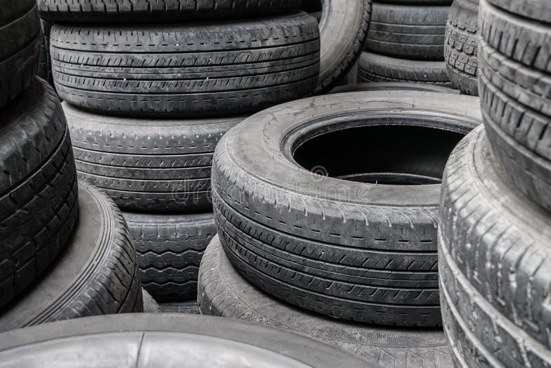 Close Up Stacks of Old Used Tires Stock Photo - Image of dispose, rusty ...