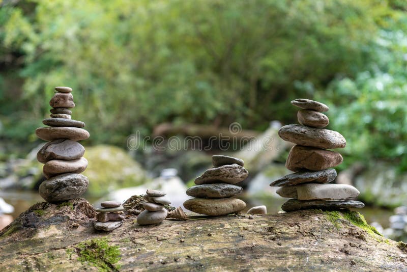 Rock stacking stock photo. Image of balancing, harmony - 198369158