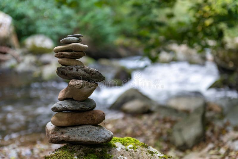 Rock stacking stock image. Image of stack, natural, rock - 198369101