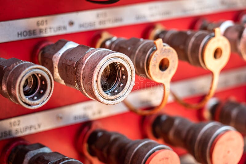 Hydraulic Connection stock image. Image of driver, piping - 2894033