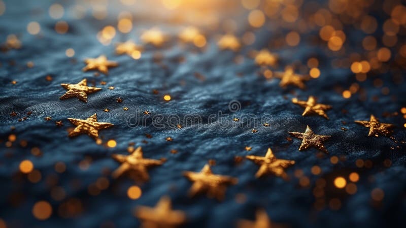 A Close Up of a Star Shaped Background with a Blurry Background Stock ...