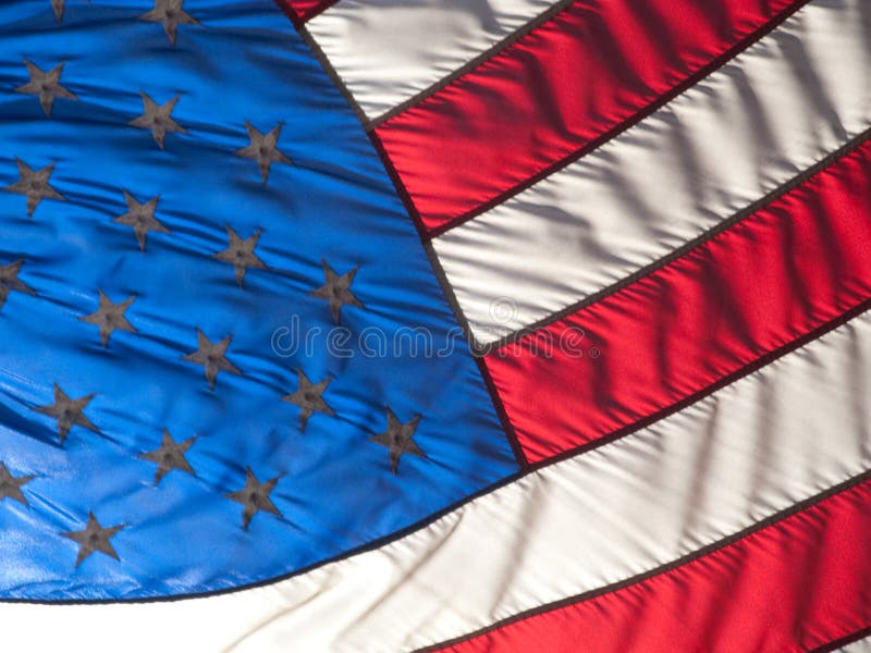 Close Up of the Stars and Stripes Stock Image - Image of stripes ...