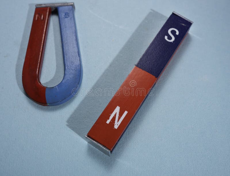 Close up of steel magnet stock photo. Image of equipment - 220861892
