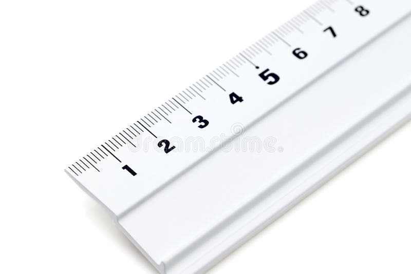 Close up of steel ruler stock photo. Image of background - 142011890