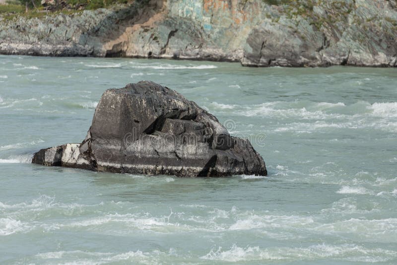 Close-up of a Steep Sharp Rock Stock Image - Image of heavy, cliffs ...