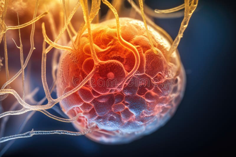 Close-up of Stem Cell, with Its Unique and Powerful Potential Visible ...