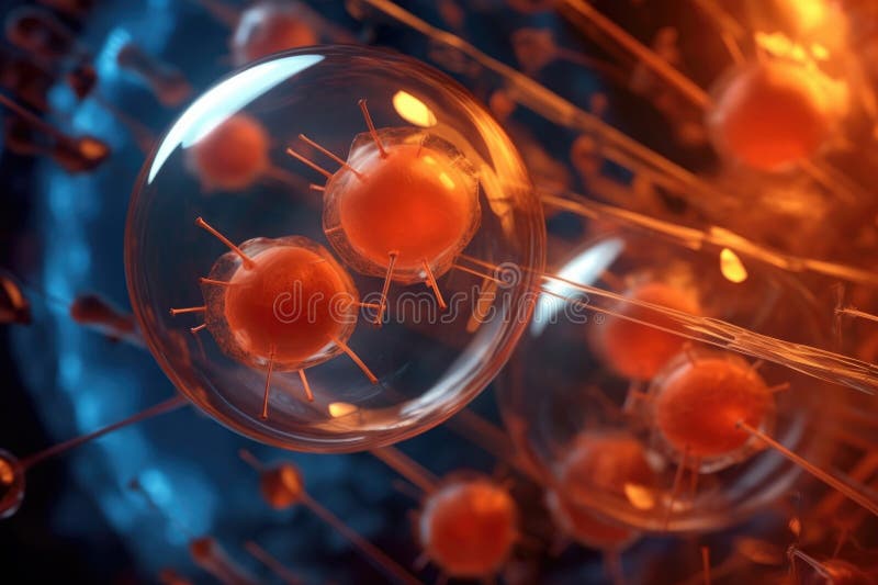 Close-up of Stem Cell Separation Process Stock Image - Image of science ...