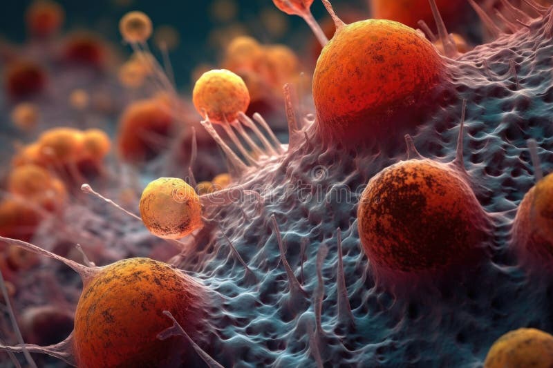 Close-up of Stem Cells Under a Microscope Stock Photo - Image of ...