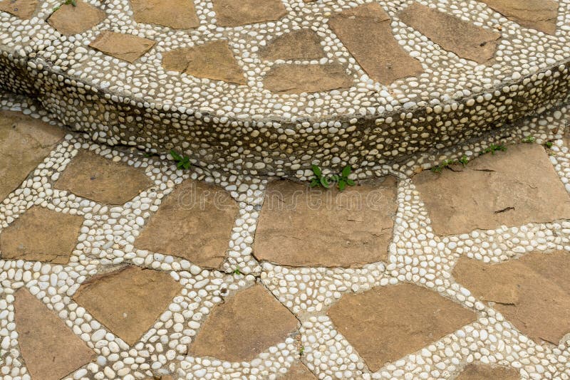 Close Up of Step on Stone Walkway Stock Photo - Image of road, step ...