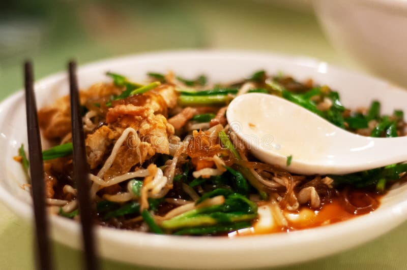 Stir Fried Tang Hoon Glass Noodle Stock Photo - Image of lifestyle ...