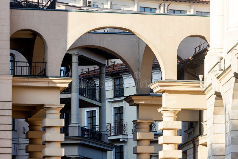 Close-up of a stone arch stock image. Image of clipping - 232808635