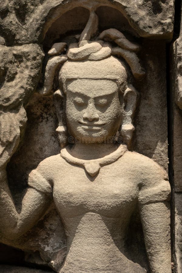 Close-up of Stone Bas-relief Figure of Man Stock Image - Image of ...