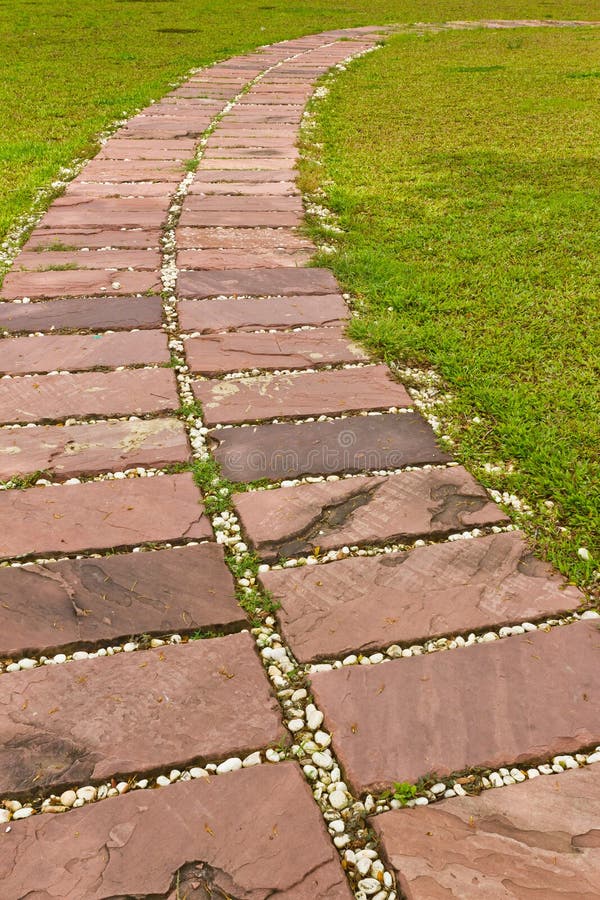 Stone pathway stock image. Image of decor, design, pathway - 26923217