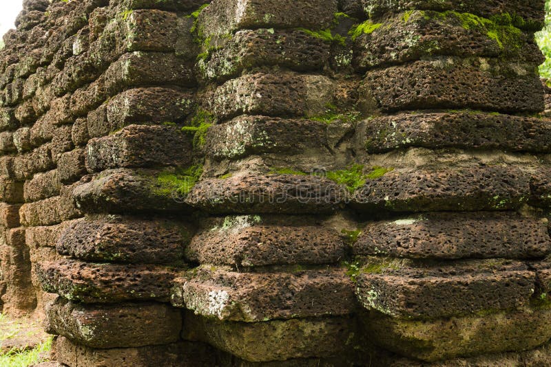 Texture on Red Laterite Stone Wall Stock Photo - Image of india, state ...