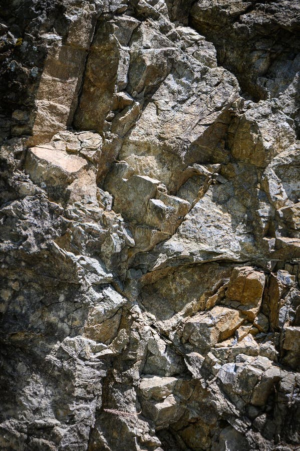 Close-up. Stone Wall Background with Copy Space Stock Photo - Image of ...