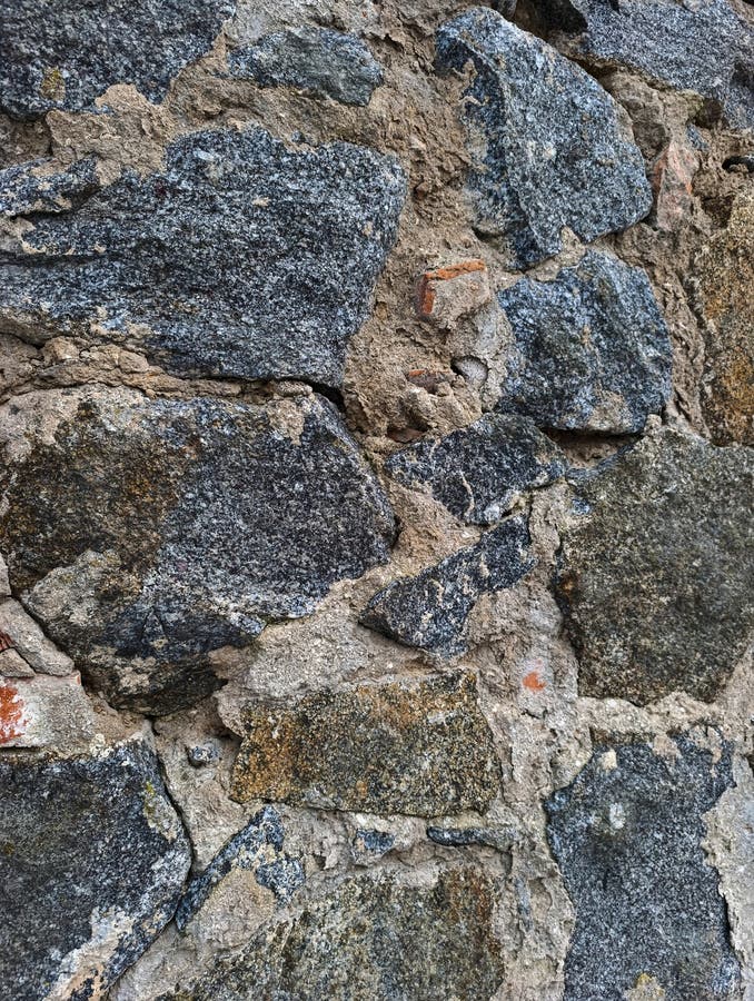 A Stone Wall is Shown in a Close Up View Stock Photo - Image of grid ...