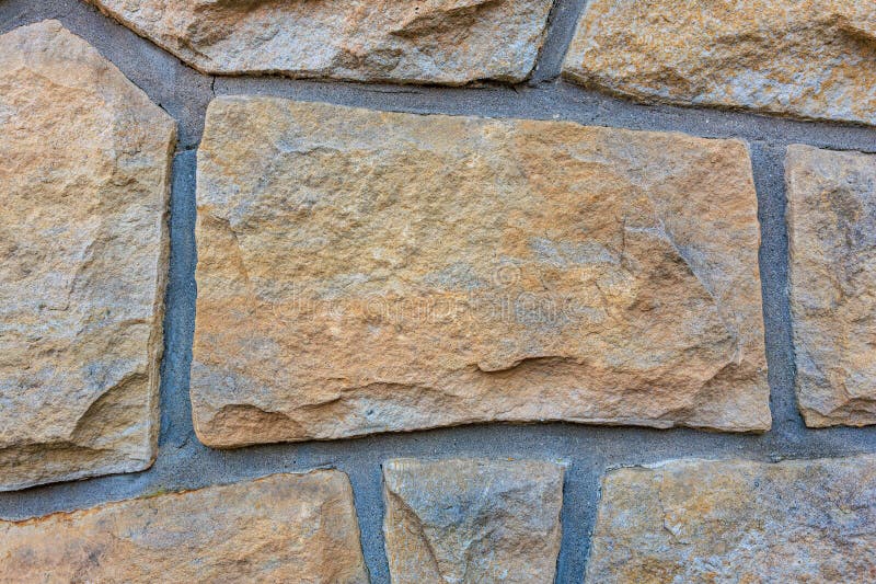 Close-up of Stone Wall with Rough Textured Surface Stock Image - Image ...