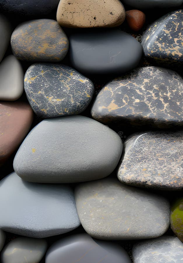 Stone Wall Texture Background , AI Generated Stock Illustration ...