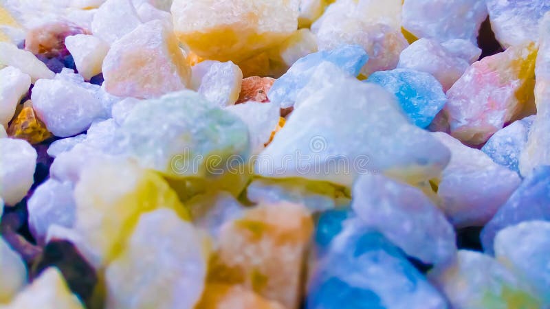 Macro Shot of Colourful Stones Stock Photo - Image of pebble, ground ...