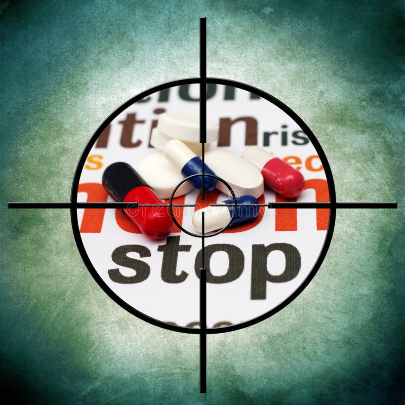 Stop using pills stock image. Image of research, healthy - 173270973