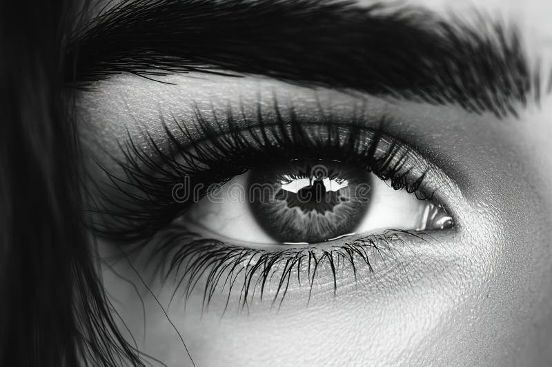 Close-up of a Striking Human Eye Showcasing Intricate Details in Focus ...