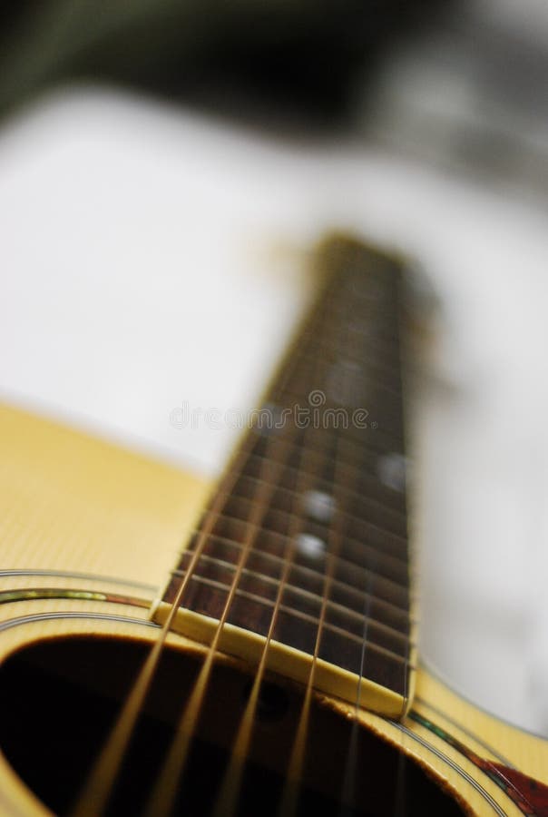 Close Up the String on Guitar Stock Photo - Image of abstract, classic ...