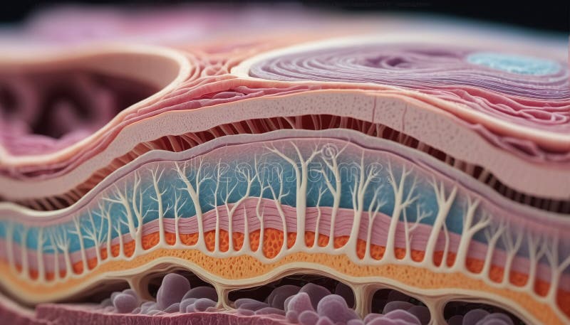 Close-up of the Structure and Composition of the Different Layers of ...