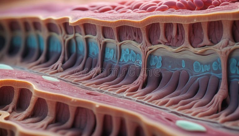 Close-up of the Structure and Composition of the Different Layers of ...