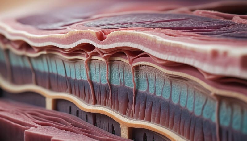 Close-up of the Structure and Composition of the Different Layers of ...