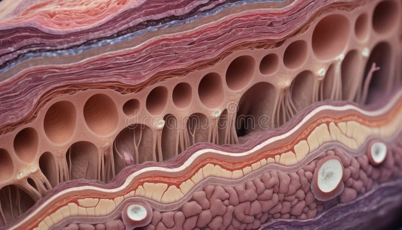 Close-up of the Structure and Composition of the Different Layers of ...