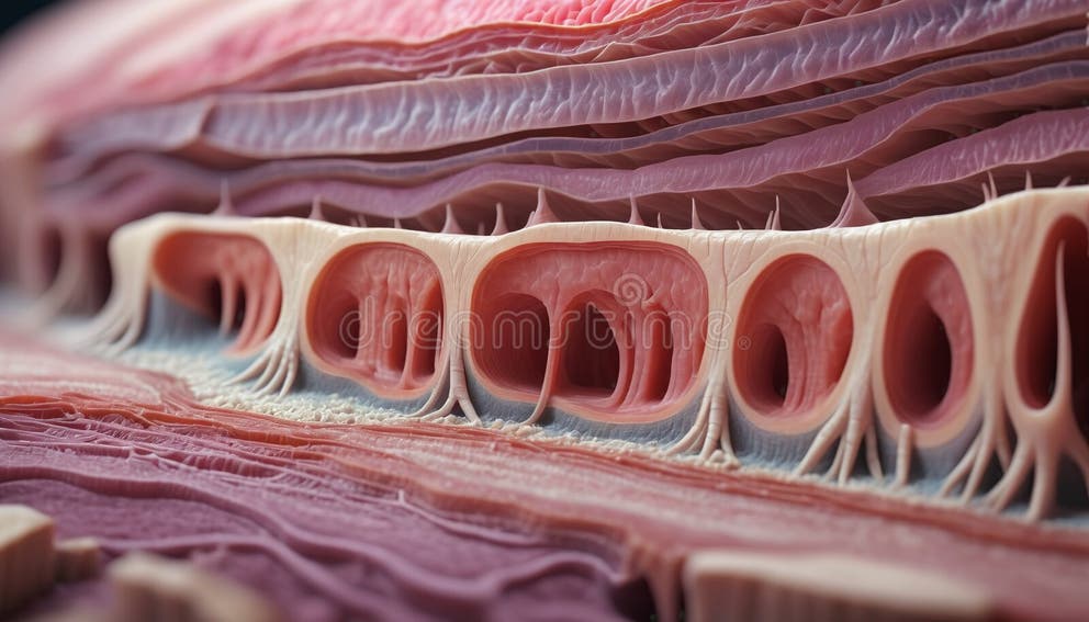 Close-up of the Structure and Composition of the Different Layers of ...
