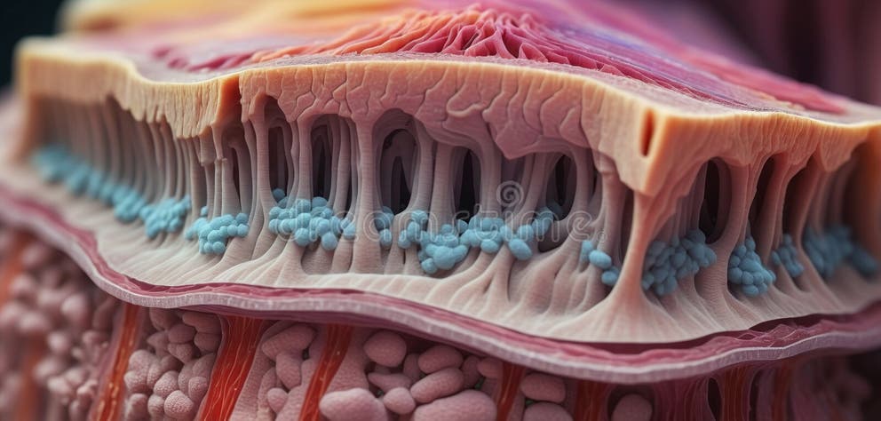 Close-up of the Structure and Composition of the Different Layers of ...