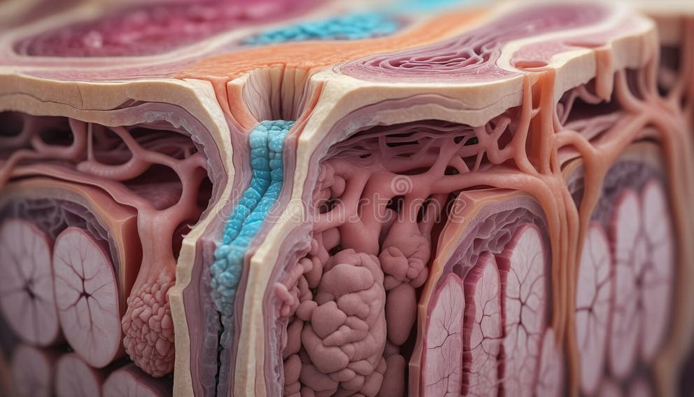 Close-up of the Structure and Composition of the Different Layers of ...