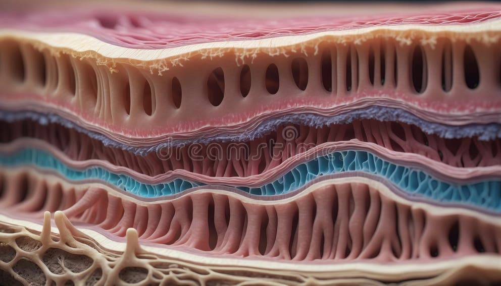 Close-up of the Structure and Composition of the Different Layers of ...